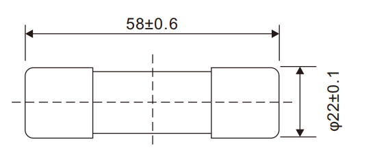 R017 22×58mm fuse link - Thorele